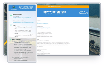 Illinois Driver's License Written Test – DMVCheatSheets